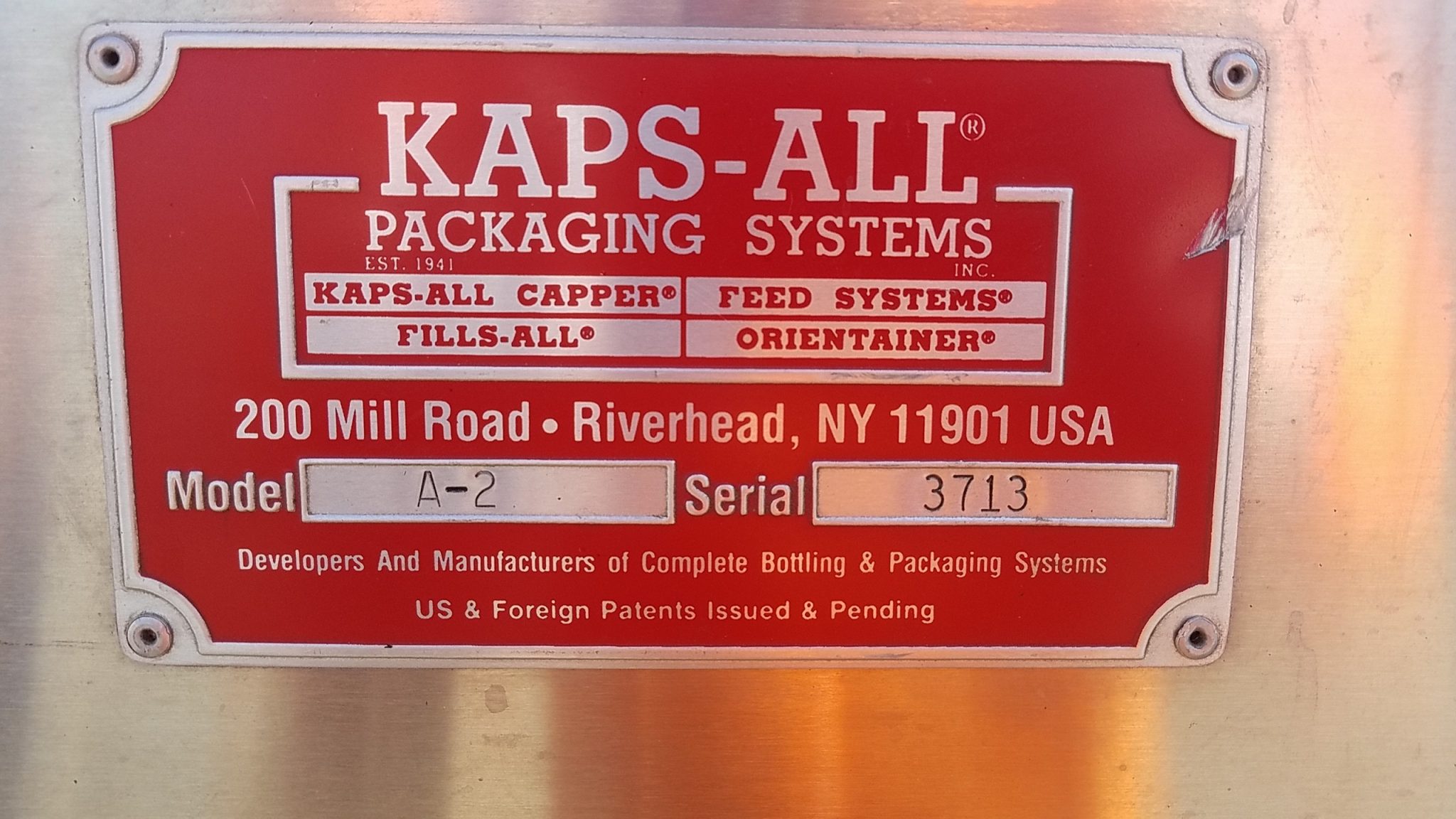 KAPS-ALL Capping System (With Sorter) - Dyetech Equipment Group